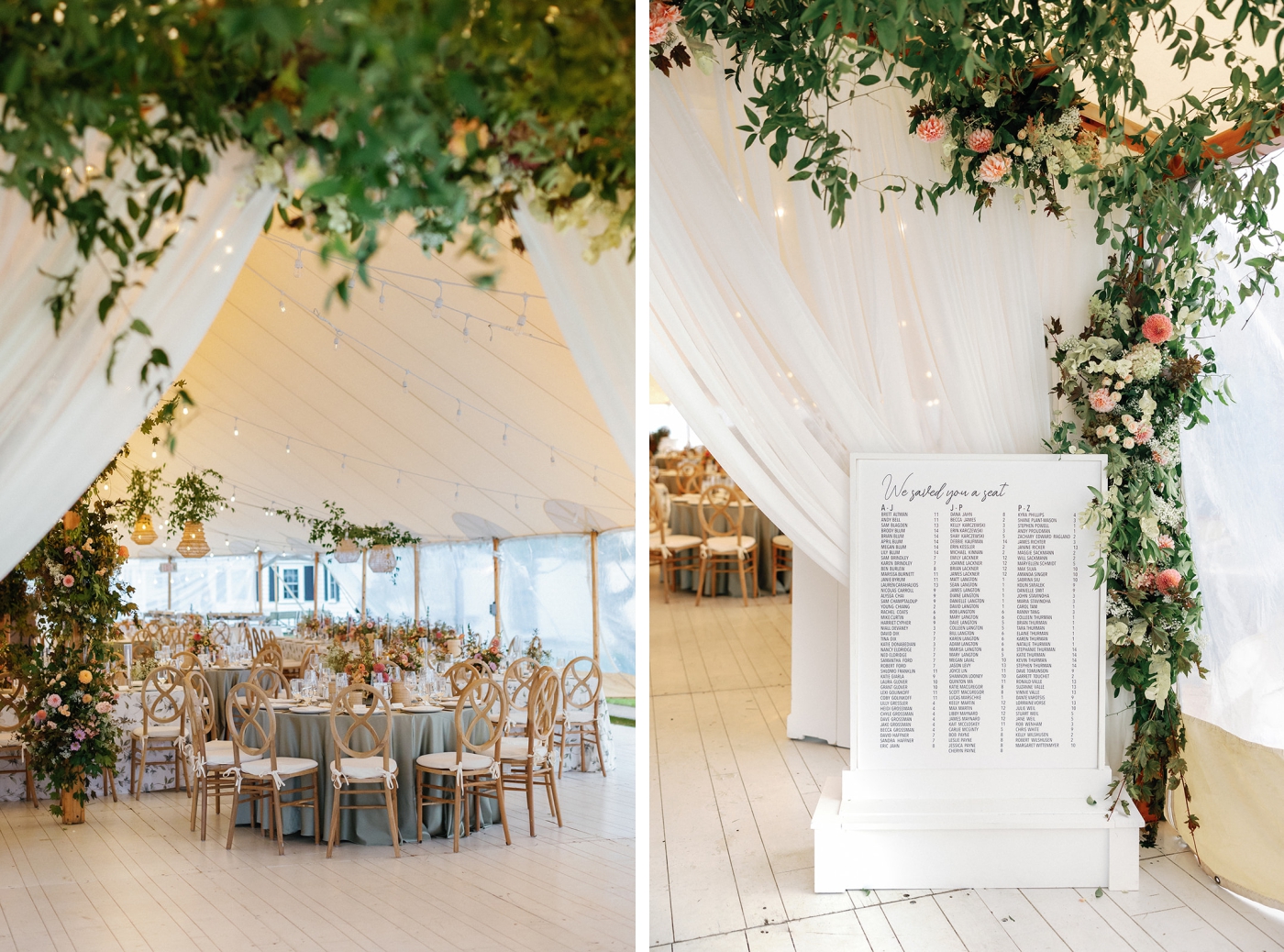 A Fall Beach Wedding at Kalmar Village in Cape Cod - Abby Garden